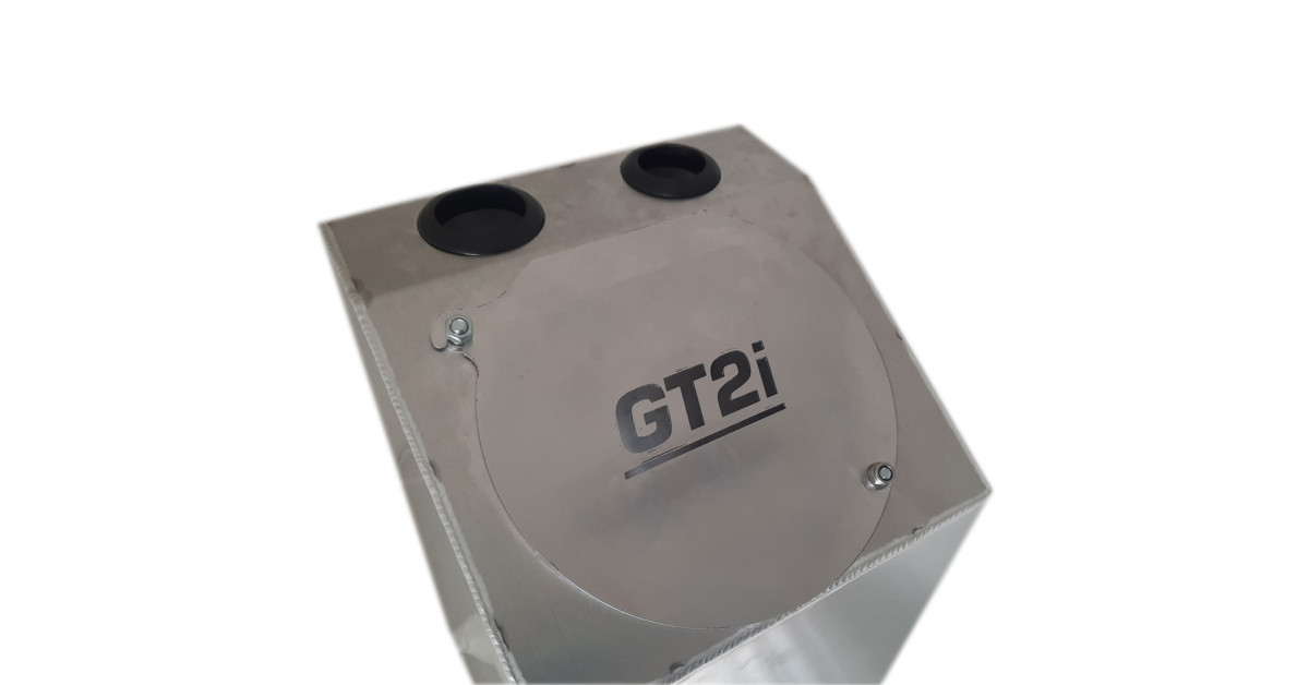 GT2i aluminium housing for ATL 10-litre vertical fuel tank