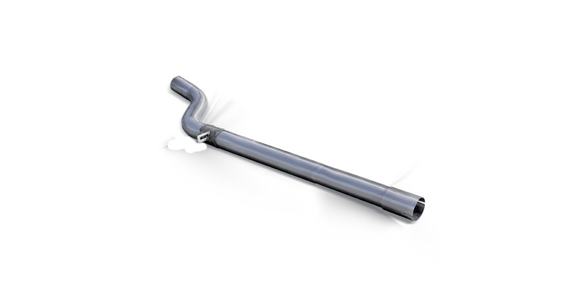 Inoxcar exhaust pack : central pipe + muffler Renault Clio 3 RS phase 2 ...